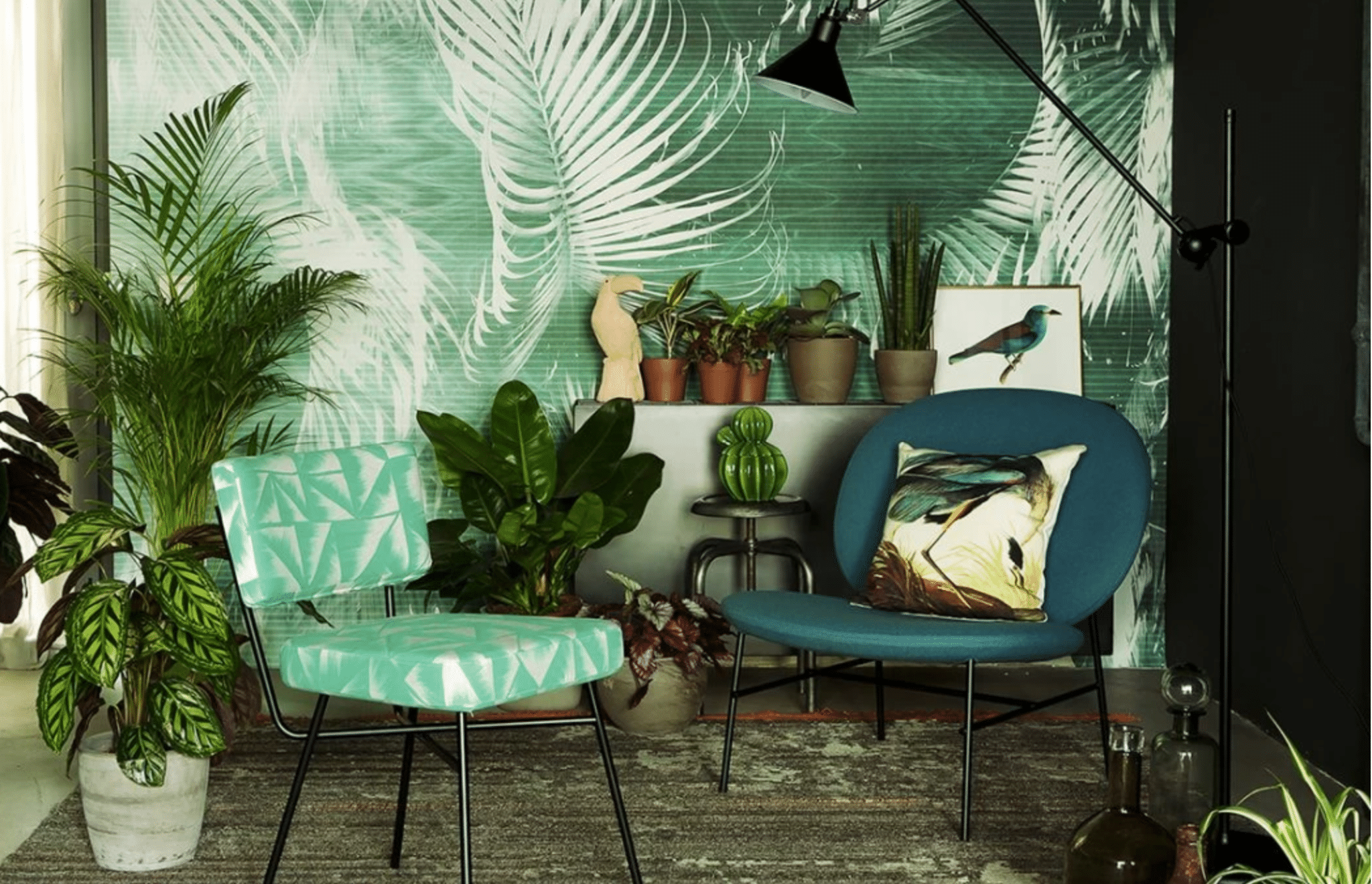 Design d'Interni Tropical Chic: come progettare un living in questo ...
